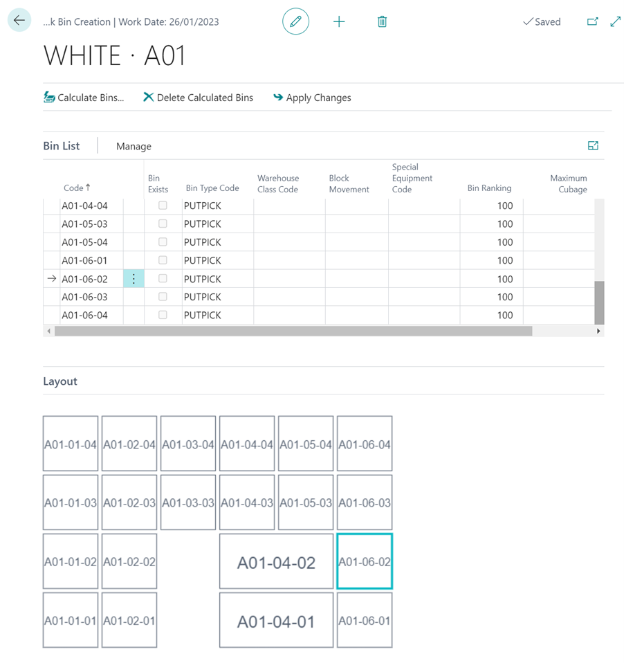 Clever Dynamics - Rack Bin Creation